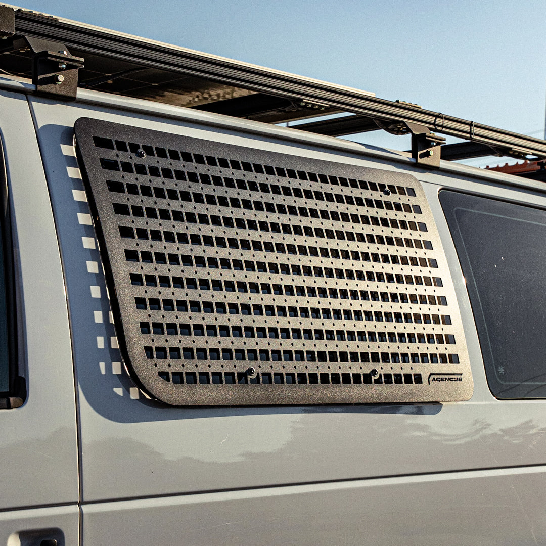Ford E350 Drivers Side Window GRIDS – HeftyFabworks