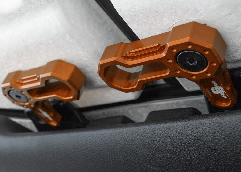 L-SHAPED ROOF LOCKS - JL/JT JEEP (Set of 6) ORANGE – HeftyFabworks