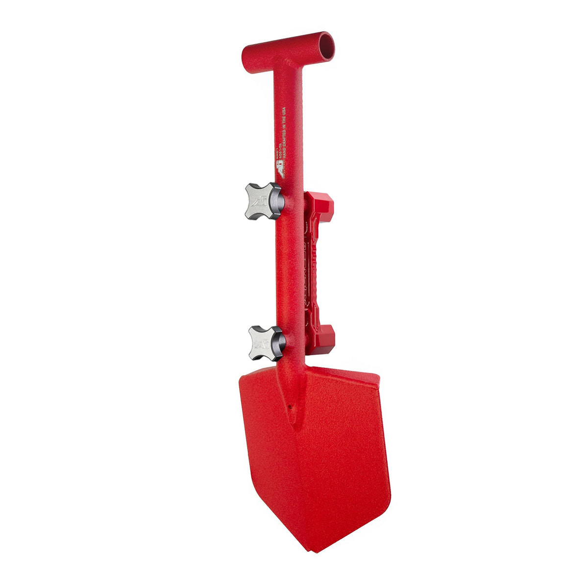 Shovel / Mount Combo - Red Mini Shovel / Red SSM with Knobs – HeftyFabworks